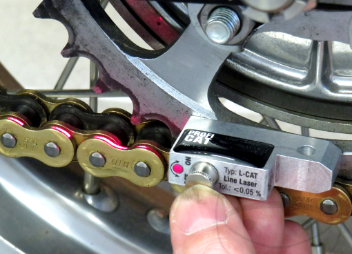 Chain Alignment Tester with Line Laser – California Motorcycles