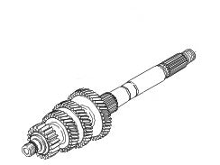 Eje Transmision Principal 6 Velocidades Para Harley-Davidson 35467-06C ...