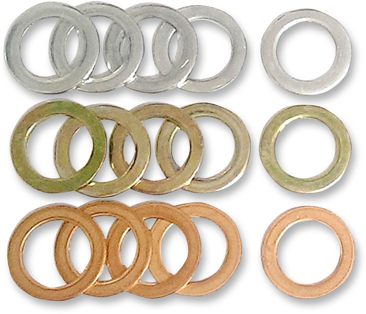 CYCLE PERFORMANCE PROD. SPARK PLUG INDEXING WASHERS WASHER 10MM SPARK ...
