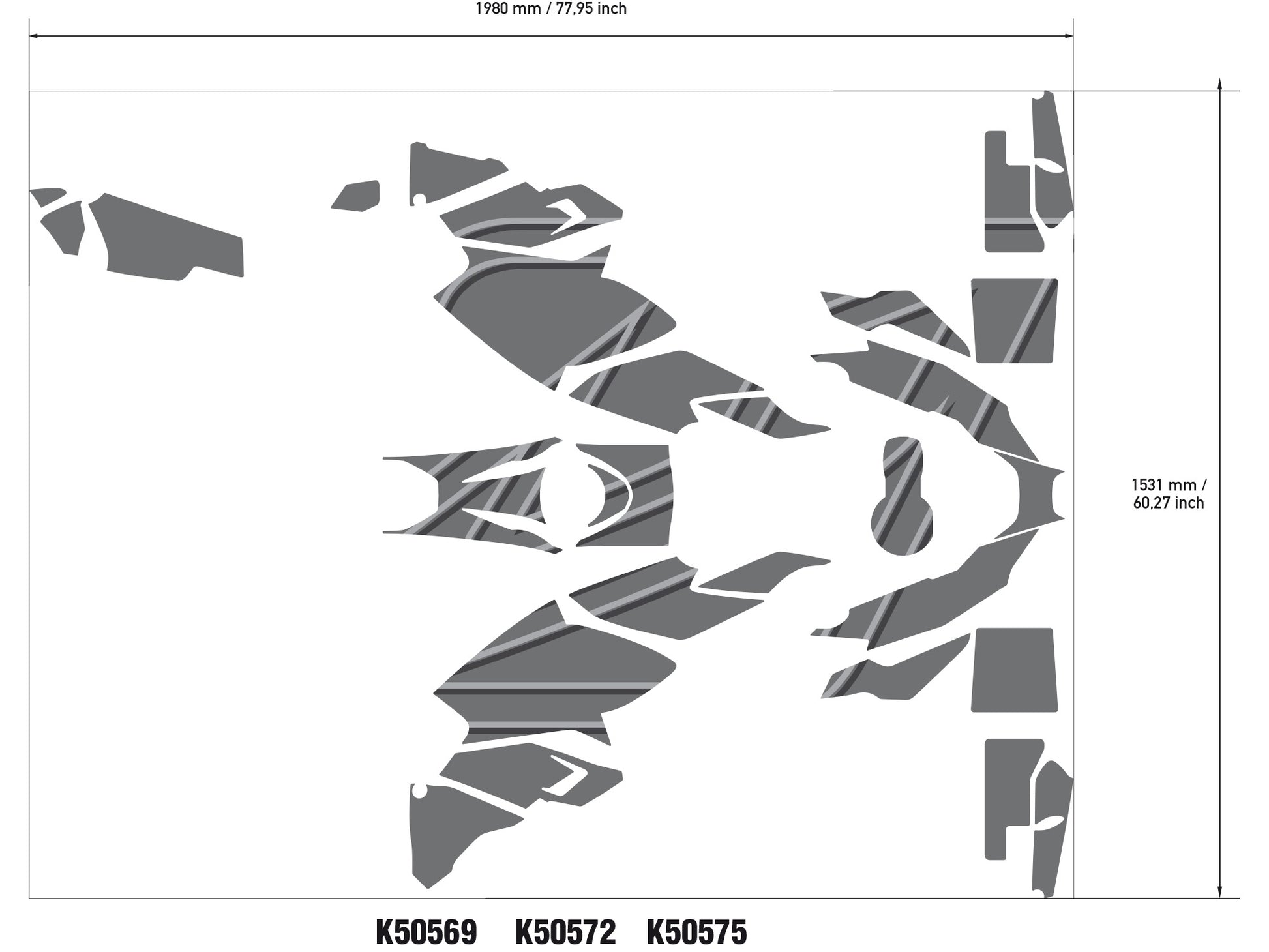 Full body decal kits for bmw r1250gs 19-22 – California Motorcycles