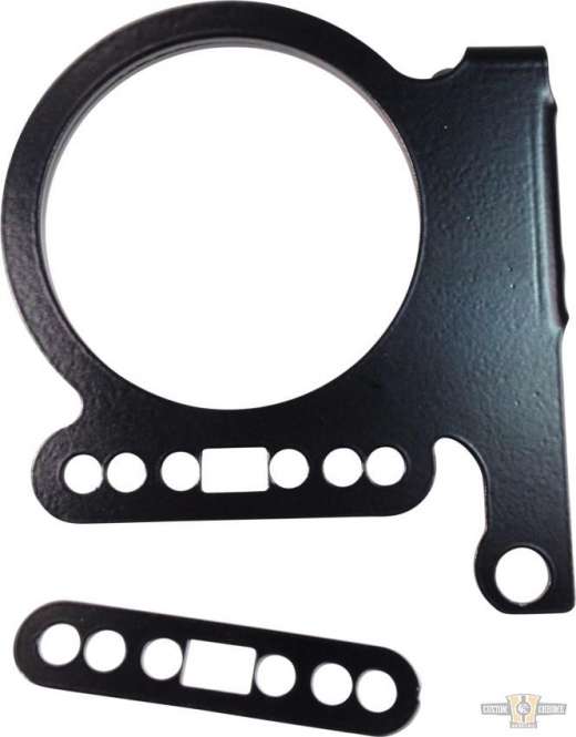 Speedometer Relocation Kit Black Powder Coated For Harley-Davidson ...